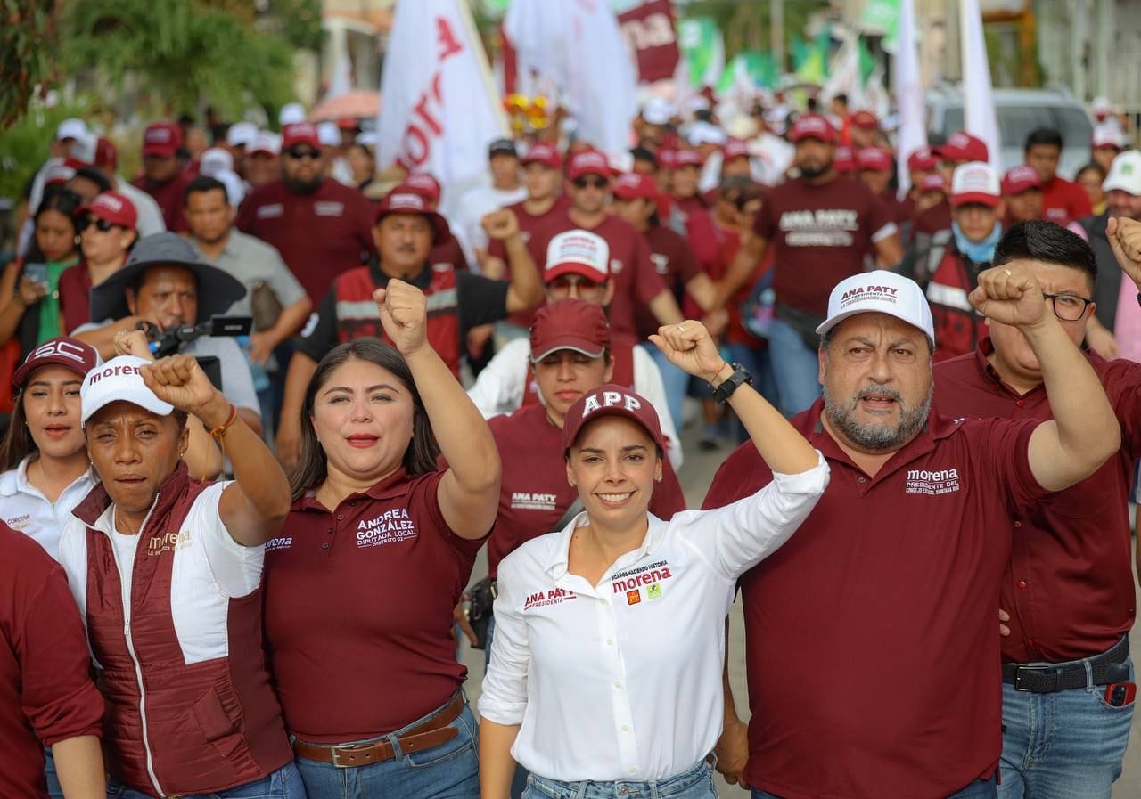 Con firme compromiso, camina Ana Paty Peralta junto a los cancunenses ...